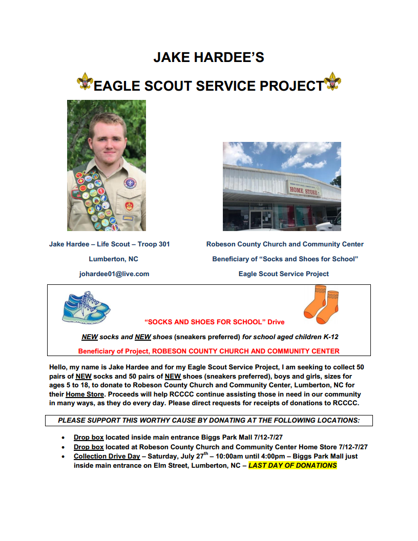 Eagle Scout Project Flyer I've Been Getting These Emails For Awhile,
